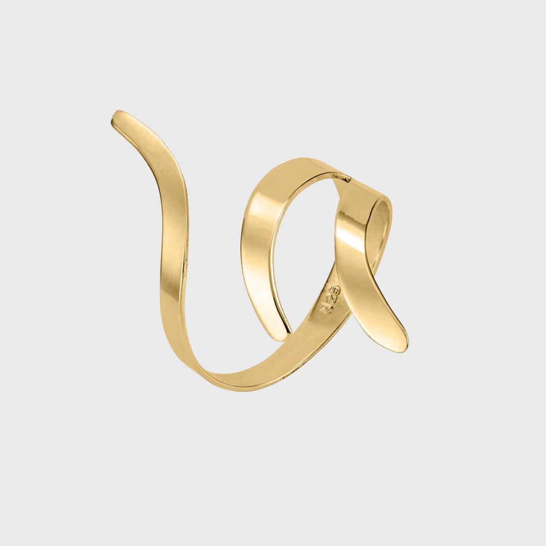 Silver Eternal Flame Ring - Adjustable Size Ring | FIYAH