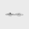 Silver Open Double Spear Ring - Adjustable Size Ring | FIYAH